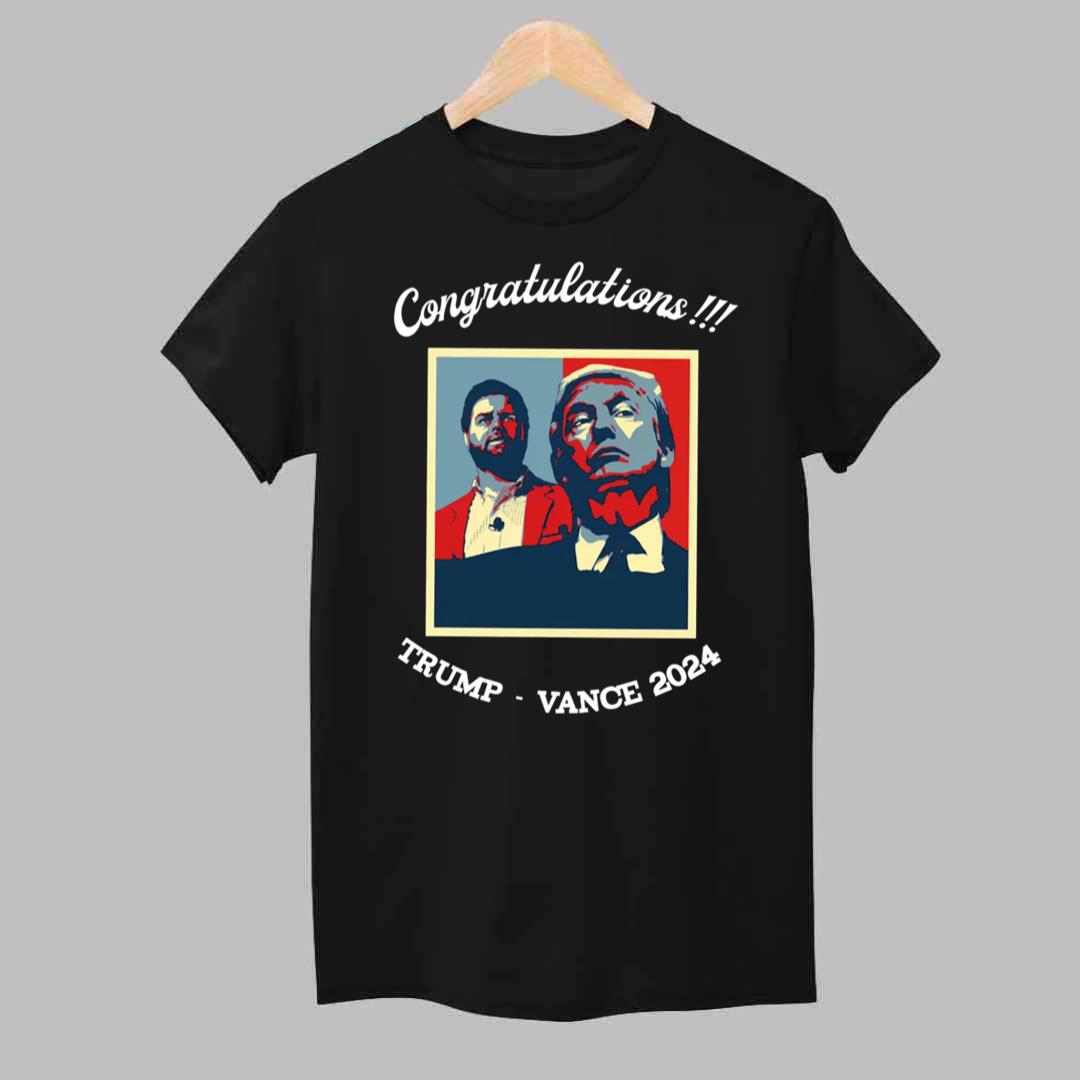 Congratulations Trump Vance 2024 Shirt - gullprint.com
