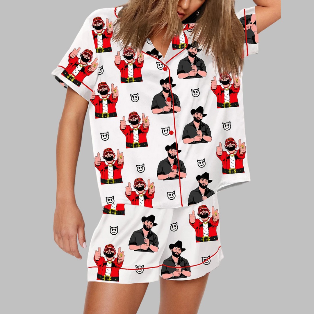 Luis R. Conriquez Trakas Hdspm Print Pajama Set - gullprint.com